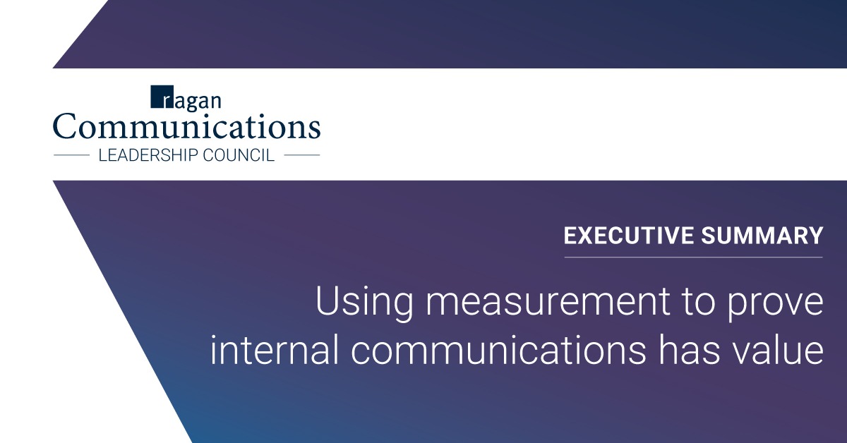 Using measurement to prove internal communications has value - Ragan ...